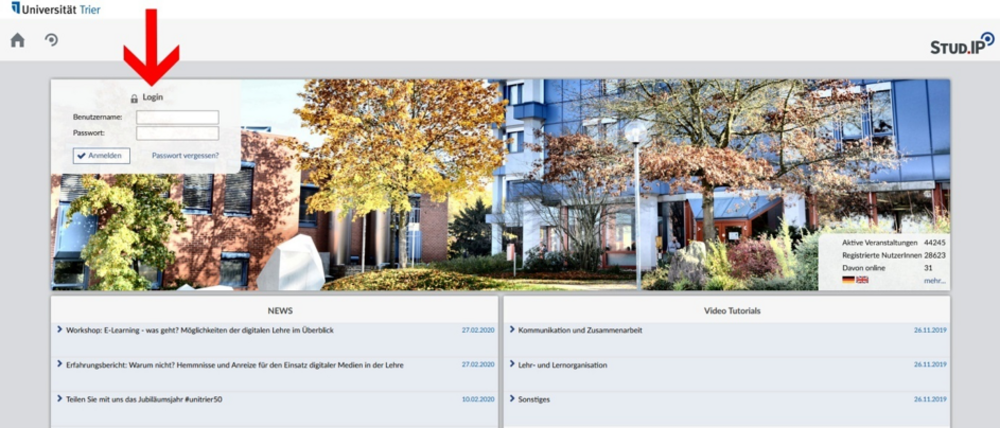Uni Trier: Häufig gestellte Fragen zu Stud.IP